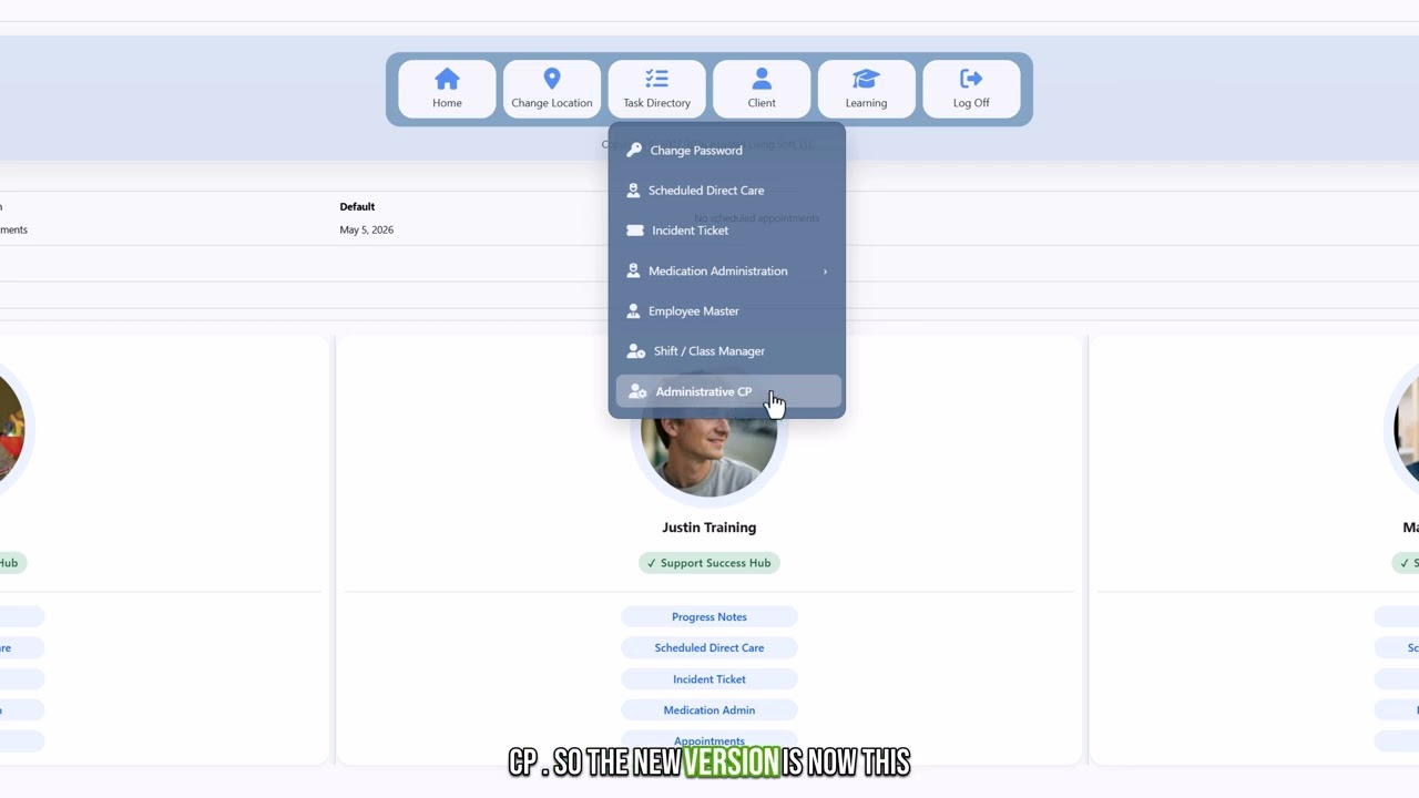 Getting to know the new Administrative CP