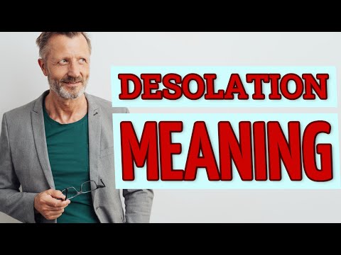 Desolation | Definition of desolation