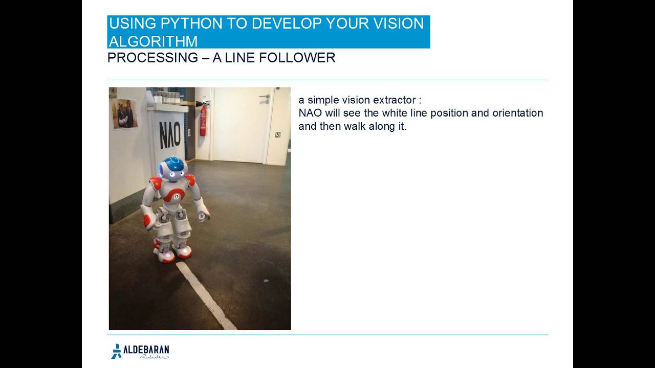 Webinar: Using python to develop your vision algorithm on your robot