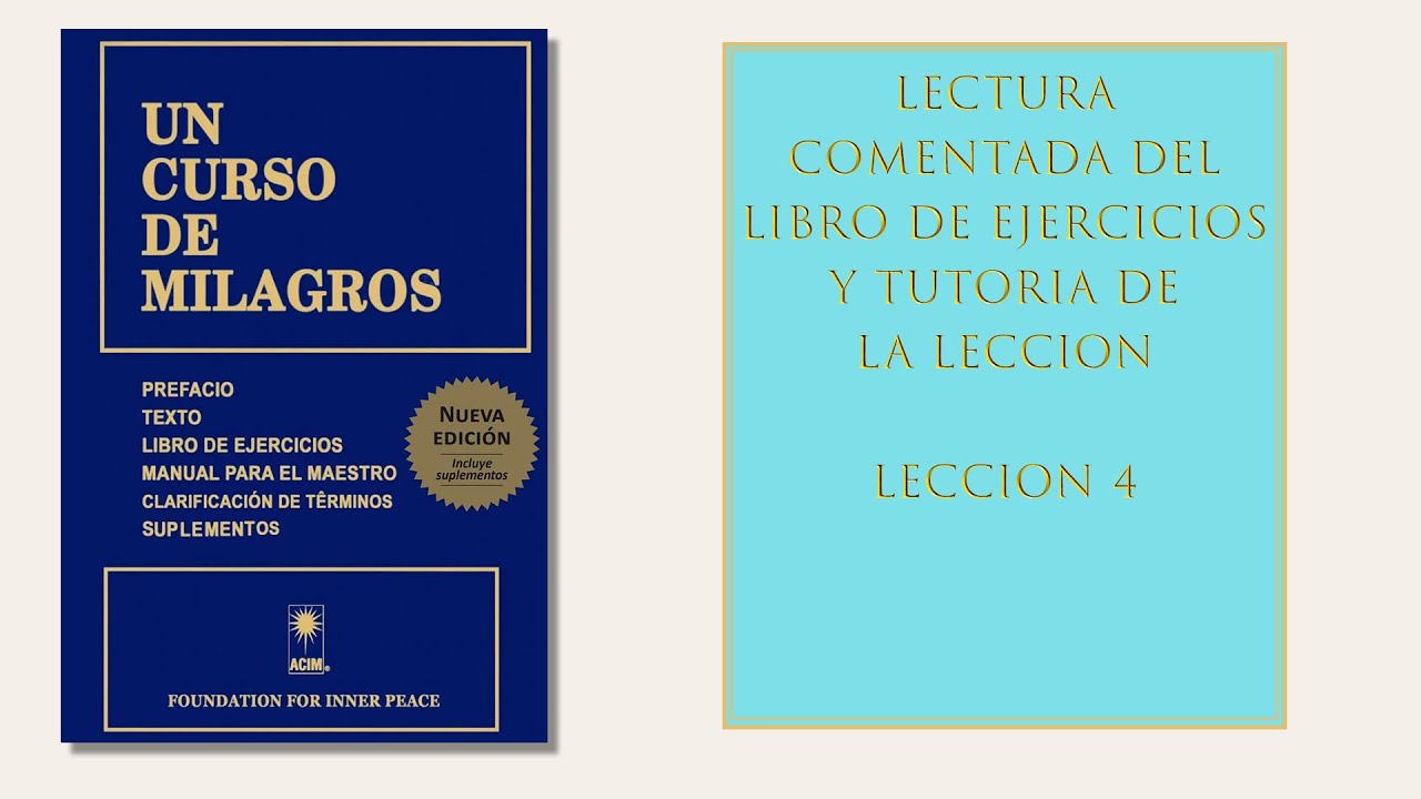 Libro de ejercicios - Lección 4