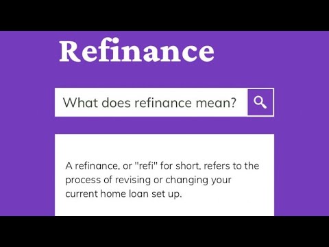 Definition of Refinance