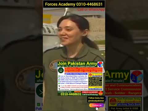 Bergabunglah dengan Angkatan Udara Pakistan/Bergabung dengan Angkatan Darat/Bergabung dengan Angk...