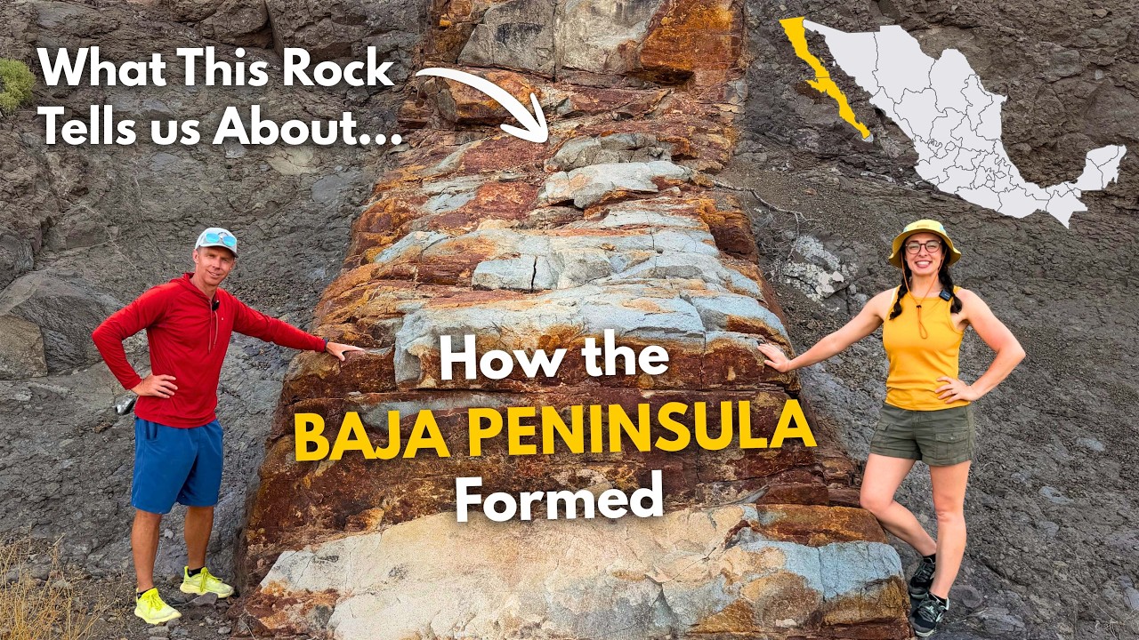 Geology of the Baja California Peninsula with @shawnwillsey