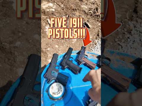 Five 1911 Pistols I Own!!!
