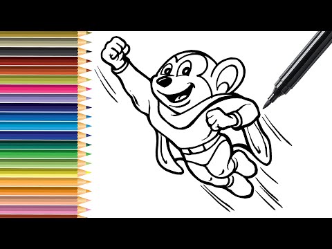 Drawing Mighty Mouse