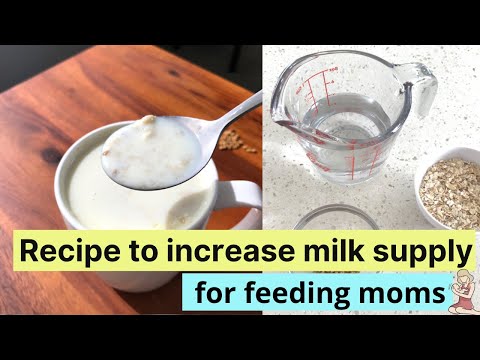 RECIPE to increase MILK SUPPLY ( for feeding moms ) - Lactation drink recipe