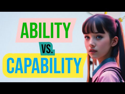 How to Use the Words Ability and Capability | English Vocabulary |