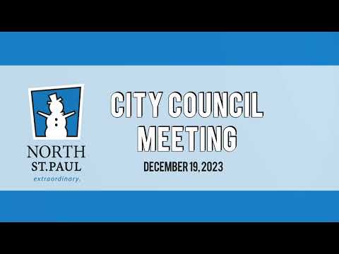 North St. Paul City Council Meeting 2023-12-19