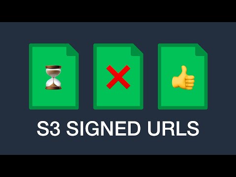 How to generate a time limited presigned S3 URL using the nodejs AWS SDK?