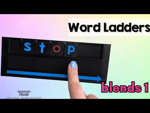 Word Ladders with Blends 1-Build words with me!