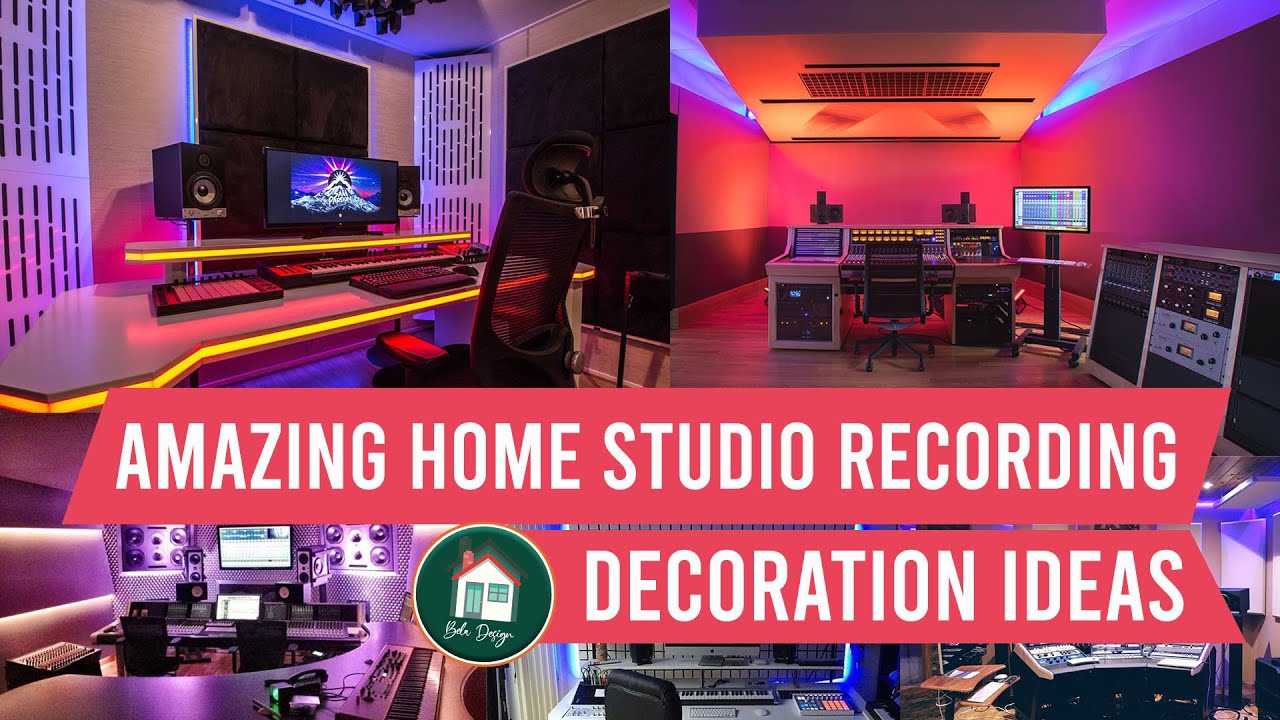 Home Studio Recording Design Ideas | for Vlogger or Youtuber