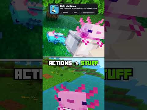 Minecraft Animations: Actions & Stuff 1.4 (Bedrock) vs. Fresh Animations & HMI (Java)