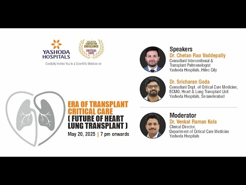 Transplant Era: The Future of Heart and Lung Transplantation in India | Critical Care Webinar