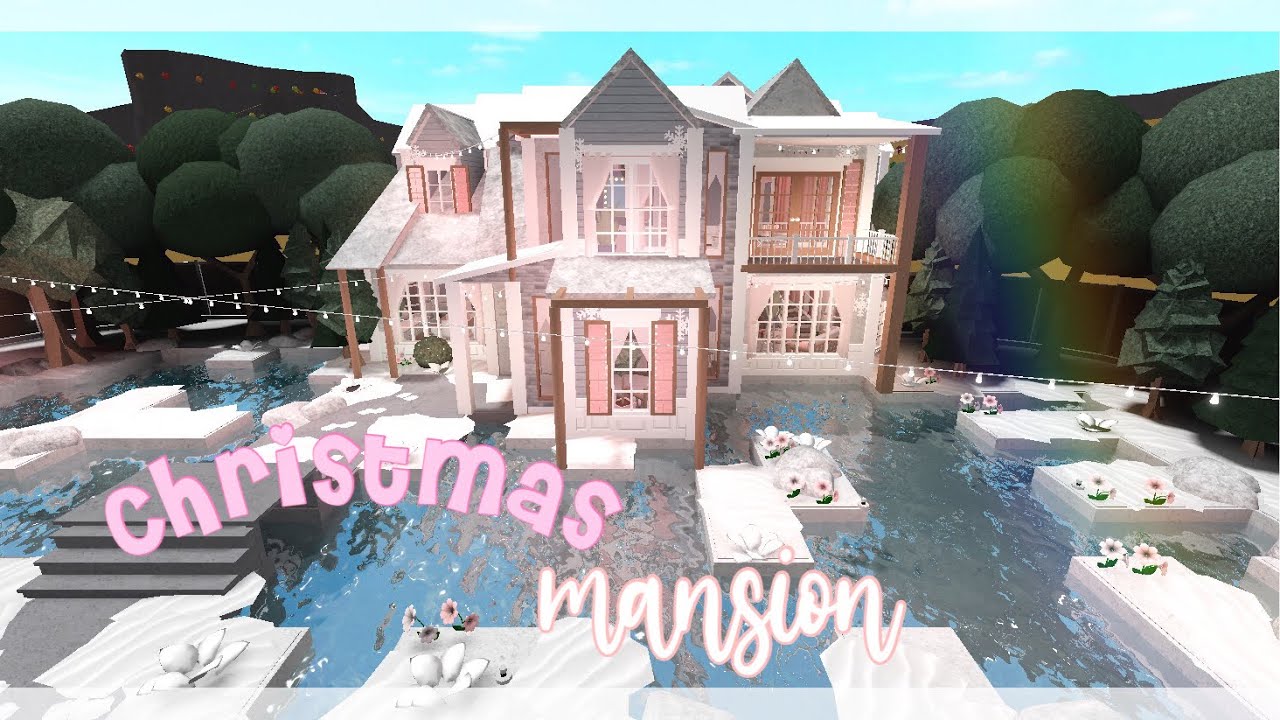 BLOXBURG| Christmas Roleplay Mansion | House Build