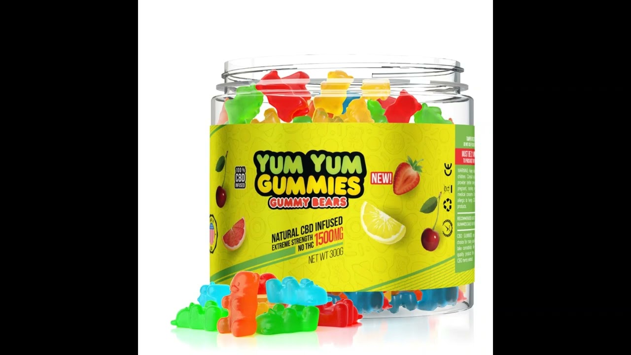 BUY  Yum Yum Gummies 1500mg - CBD Infused Gummy Bears