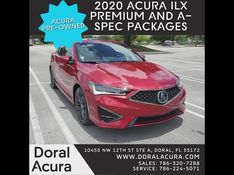2020 Acura ILX Premium and a-spec packages