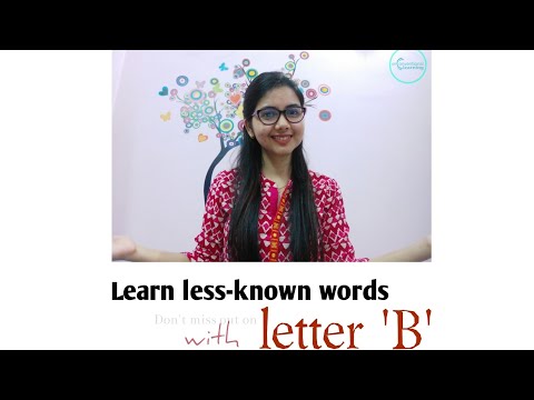 'FIVE PER FIVE' : Learn less-known words by letter 'B' [ Week 2 Day 5 ]