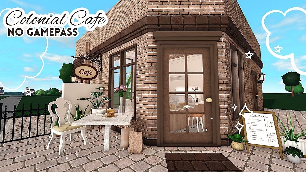 Colonial Pocket Cafe | 18k No Gamepass| Bloxburg