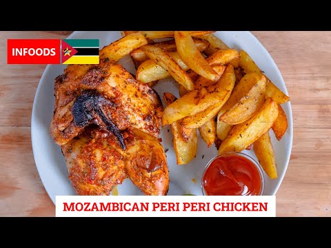 🇲🇿 Mozambican Peri Peri Chicken Recipe | How to Make Peri Peri Chicken with Potato Wedges | Infoods