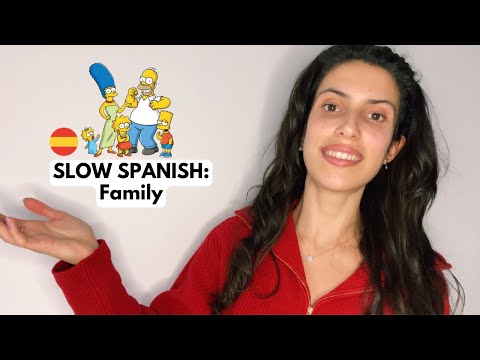 SLOW SPANISH: MY FAMILY👪 | Spanish listening with subtitles ES +EN