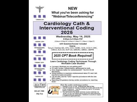 Cardiac Cath & Interventional Coding 2025