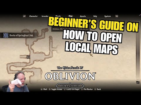 How To Open Local Maps In The Elder Scrolls Online IV: Oblivion Remastered Beginner's Guide