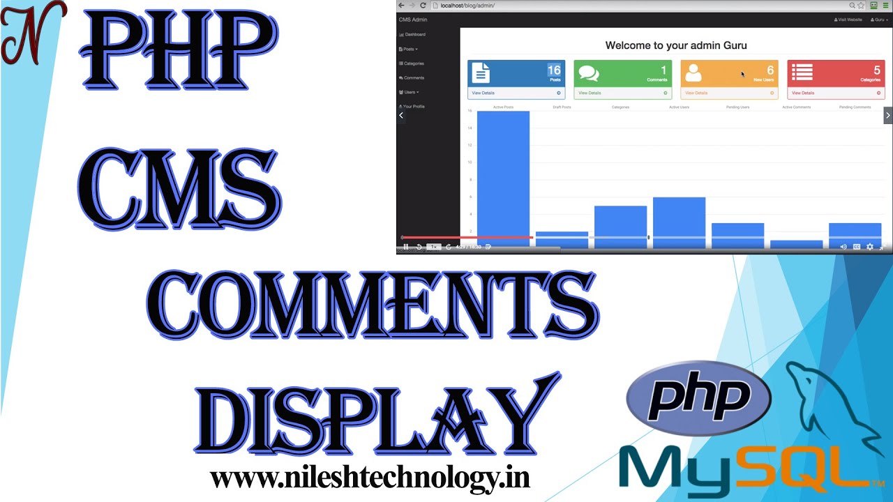 #14. CMS Comment Display | CMS Project Tutorial | CMS Blog Application | PHP and MySQL | 2020