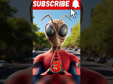 Transformation into ladybug | X Spidermanvs Sonic vs Deadpool #spiderman #ladybug#sonic #marvel #dc