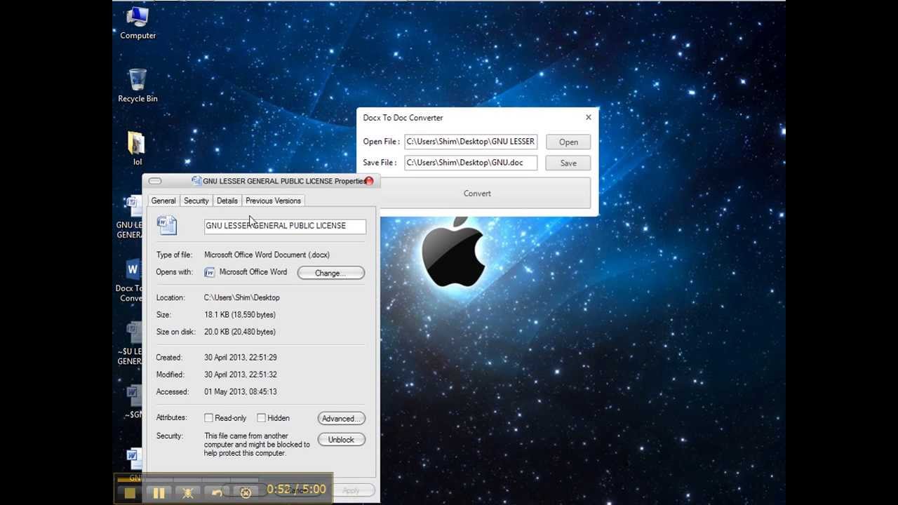 Docx To Doc Converter Beta Preview