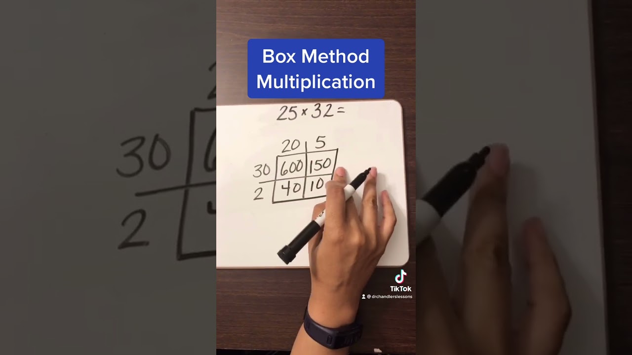 Multiplication (box method) #mathlesson #multiplication #teachersofyoutube #boxmethod #multiply