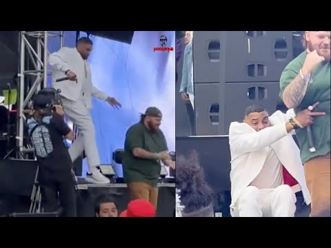 Ginuwine Falls Off Stage and Hit The Sign Language Interpreter & Things Went Left 😂
