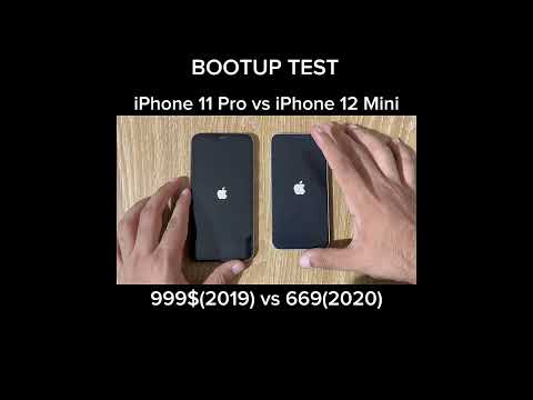 iPhone 11 Pro vs iPhone 12 Mini BOOTUP Test 2024!!