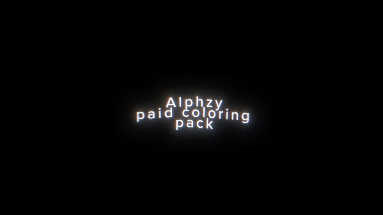 paid coloring pack 1