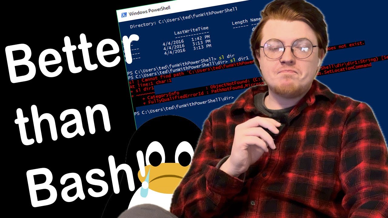 Powershell is better than Bash on Linux