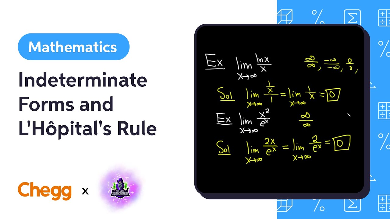 Indeterminate Forms and L'Hôpital's Rule Ft. The Math Sorcerer