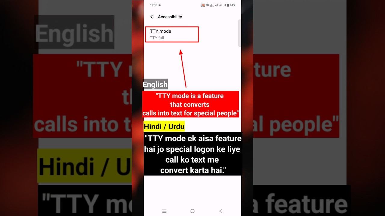 How To Enable TTy Mode Vivo v50 #shorts #vivo