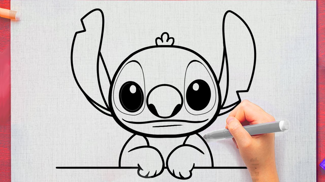 HOW TO DRAW STITCH EASILY