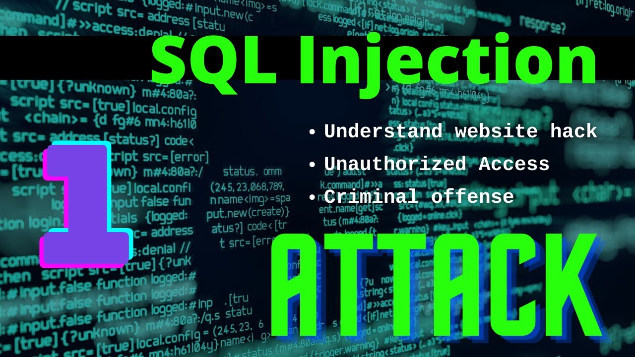 SQL Injection - 1 | Hack a website - SQL Injection Demo and Explanation