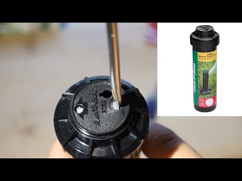 How to adjust a Rain Bird sprinkler head - SIMPLE ADJUST ROTOR 32SA