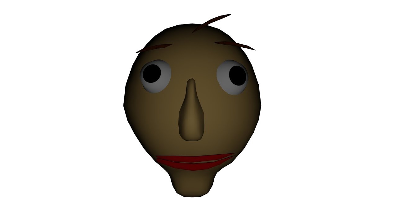 Baldi's Basics 3D model W.i.P