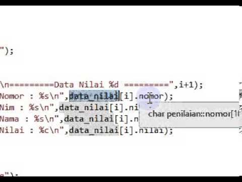 Membuat Structure Pada C/C++ | rizkaikasari
