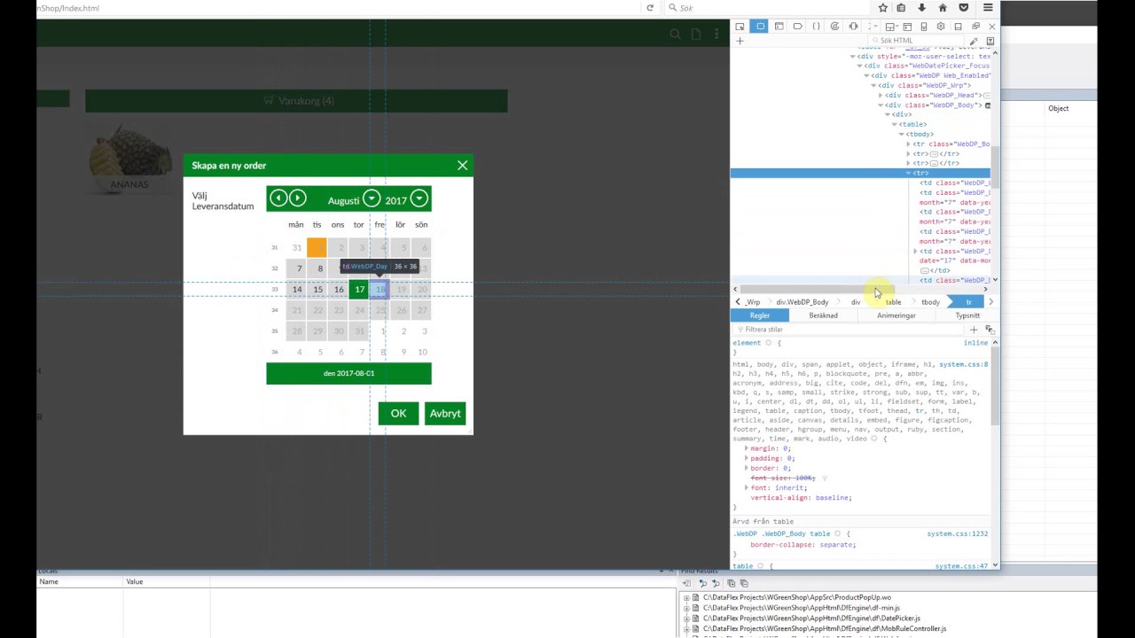 DataFlex 26 - DatePicker limit selectable days