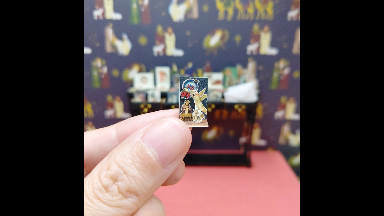 Miniature POP UP card set [Christmas]