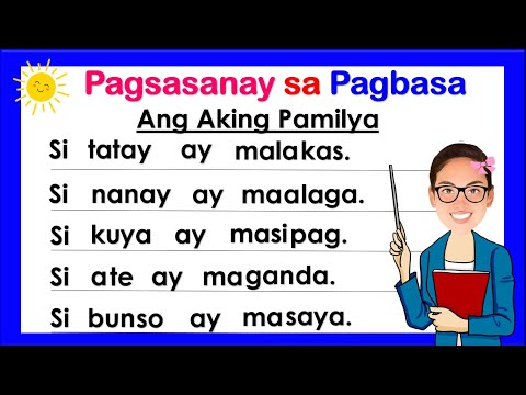 Simpleng PANGUNGUSAP ll Pagsasanay sa Pagbasa ng PANGUNGUSAP ll Teacher Ana Online Learning