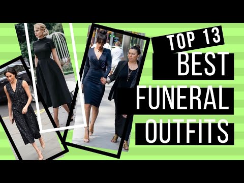 Top 13 Best Funeral Outfits 2023 | Special Collection | what to wear to a funeral?!!