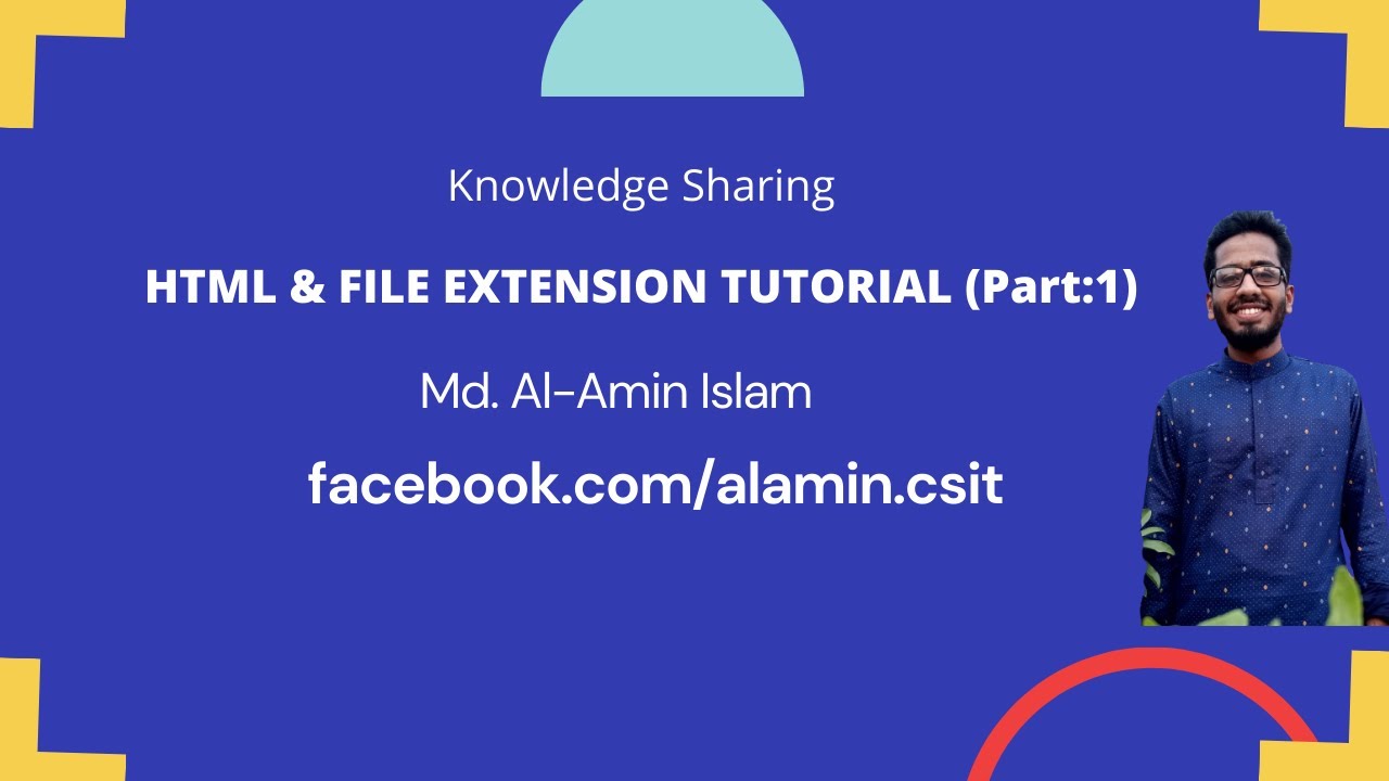 HTML Bangla Tutorials Lession 2 HTML file Extension