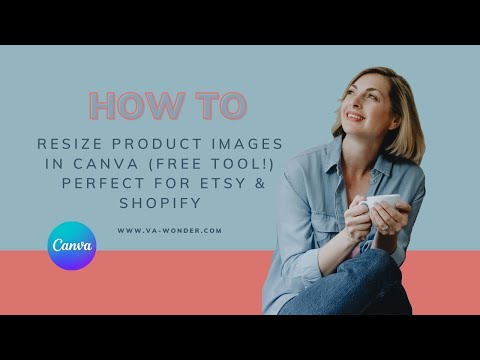 How to Resize Product Images in Canva (FREE Tool!) | Perfect for Etsy & Shopify #1
