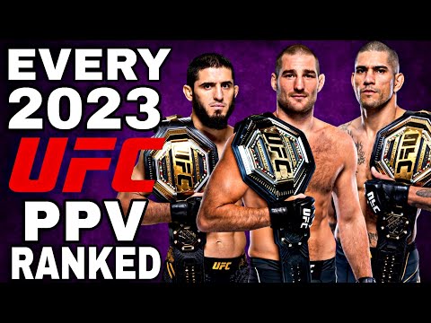 Every UFC ppv of 2023 Ranked from Worst to Best