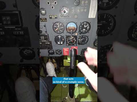 The P-47 Thunderbolt cockpit makes you feel invincible! #aviation #ww2