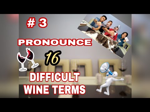 HOW TO PRONOUNCE 48 WINE TERMS // WINE PRONUNCIATION PART 3